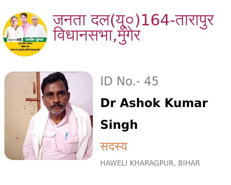 Dr Ashok Kumar Singh