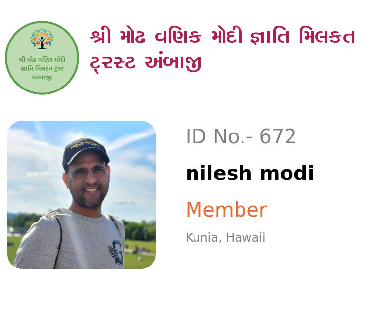 nilesh modi